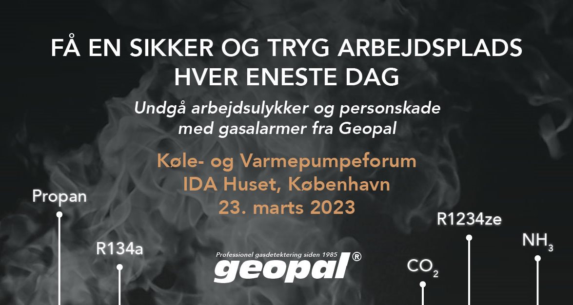 Geopal deltager i Køle- og Varmepumpeforum 2023 - Geopal