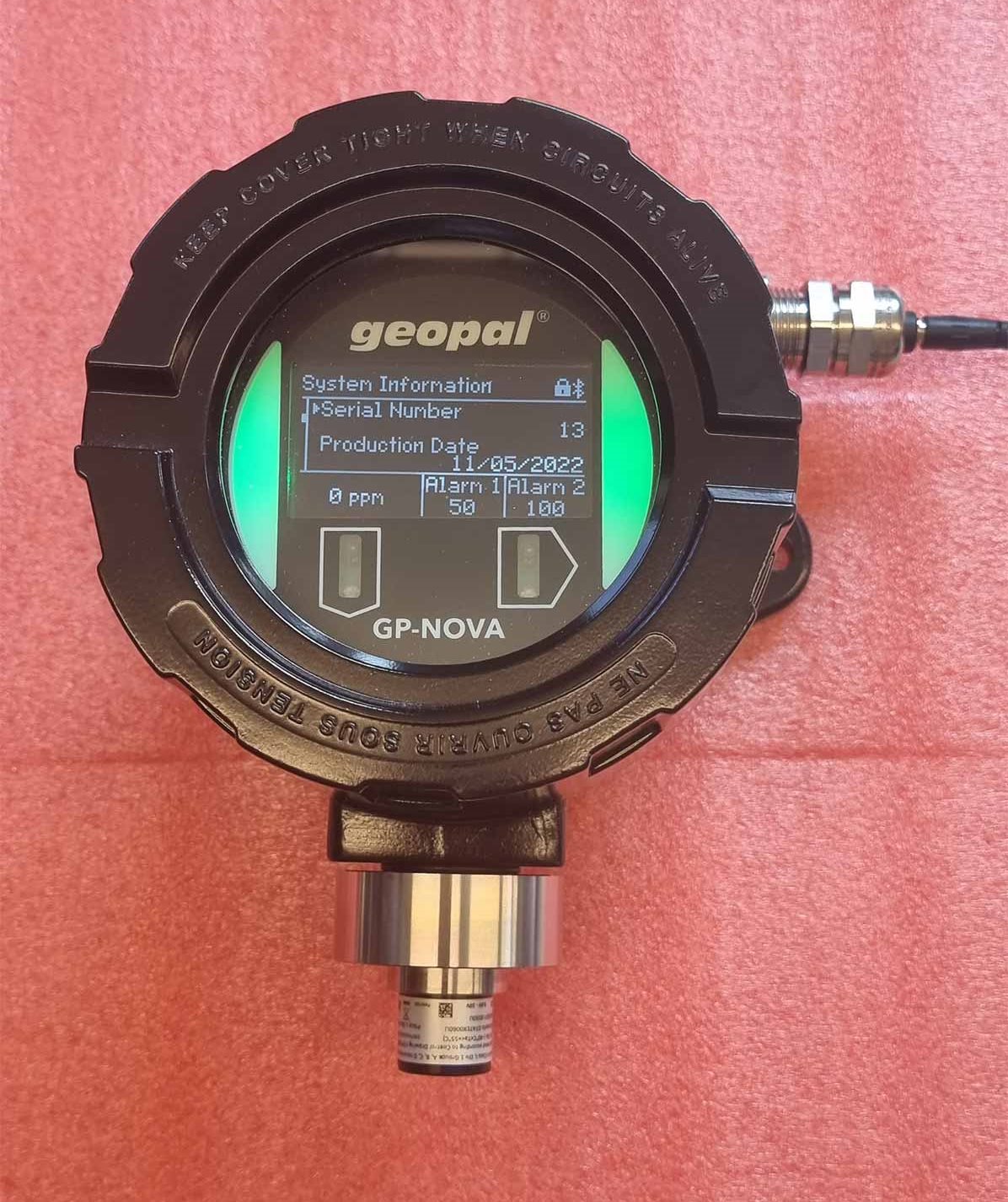 Gasdetektor med PID-sensor - Geopal